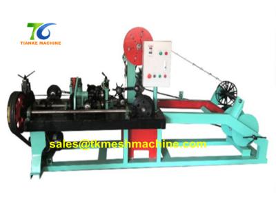 China Double 3.0kw Barbed Wire Fencing Machine Positive Negative Twist 3 Phase for sale