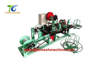 China Traditional Twisted Plc Barbed Wire Making Machine for sale