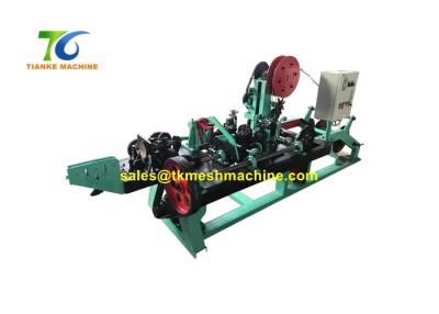 China 1.6mm Border Protection 60kg/H Barbed Wire Fence Machine Fully Automatic for sale