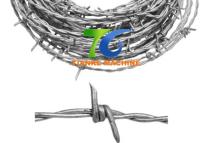 China 1.6mm Border Protection 60kg/H Barbed Wire Fence Machine Fully Automatic for sale