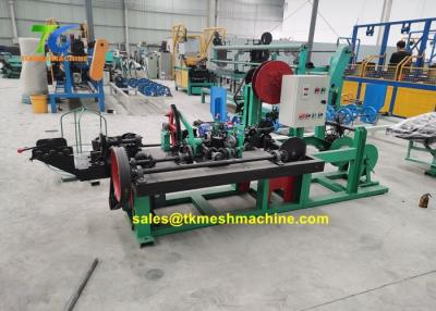 China 3 Phase Barbed Wire Making Machine Boundary Protection Fence Mesh for sale