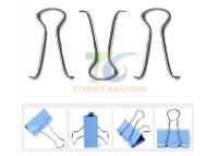 China Mechanical Metal Paper 0.8mm Binder Clip Making Machine for sale