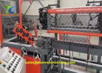 China 440v 4.5mm Touchable Automatic Chain Link Fencing Machine for sale