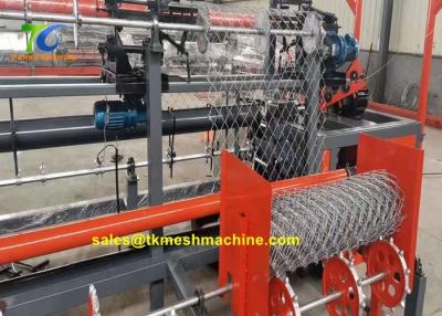 China Galvanized Wire Cyclone 415v Chain Link Fence Machine for sale