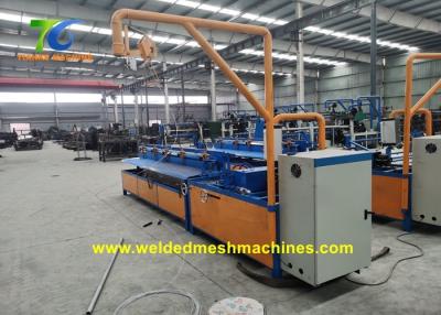 China 4mm Chain Link Fence Machine Roll Diamond Mesh Weave Green Colour for sale