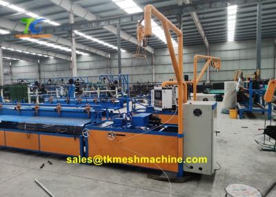 China Compact Roll 380v 220v Plc Chain Link Fencing Machine for sale