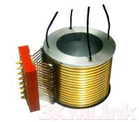 China Customized Separate Slip Ring 16 Circuits 30A High Current 380V Conductive for sale