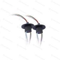 China Industrial Automation Capsule Slip Ring 8 Circuits 2.5A 24.5mm Lead Length for sale