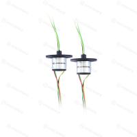 China Hiscience 4 Circuit 2A 110V Capsule Slip Ring for Industrial Rotary Applications for sale