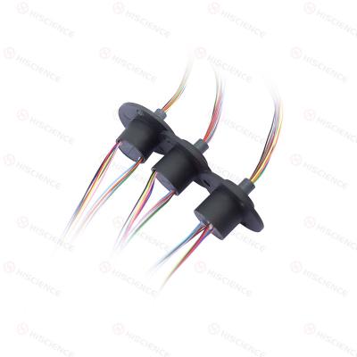 China Medical Equipment Through Bore Slip Ring Capsule 12 Circuits 2A 24V for sale