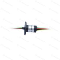 China IP40 Capsule Slip Ring 8 Circuits 2A 0-300RPM Gold-on-Gold Contact for Signal and Power Transmission for sale