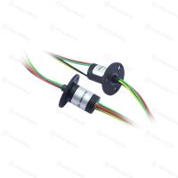 China IP40 Capsule Slip Ring 8 Circuits 2A 0-300RPM Gold-on-Gold Contact for Signal and Power Transmission for sale