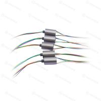 China 0-100RPM Capsule Slip Ring 4 Circuits 1A Stainless Steel Housing Miniature for sale