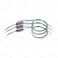 China 0-100RPM Capsule Slip Ring 4 Circuits 1A Stainless Steel Housing Miniature for sale