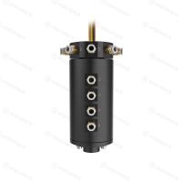 China 8 Passage Pneumatic Rotary Union 6 Circuits 2A 240V Slip Ring for Automation for sale