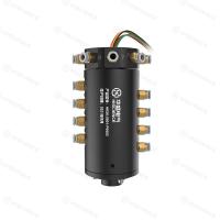 China 8 Passage Pneumatic Rotary Union 6 Circuits 2A 240V Slip Ring for Automation for sale