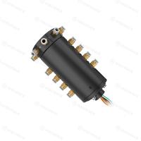 China 8 Passage Pneumatic Rotary Union 6 Circuits 2A 240V Slip Ring for Automation for sale