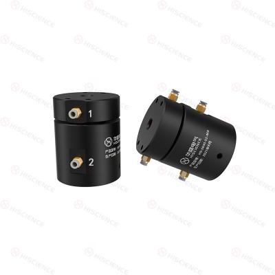 China Dual Circuit Pneumatic Rotary Joint 2 Circuits M5 Thread 250 RPM for Grinding Equipment for sale