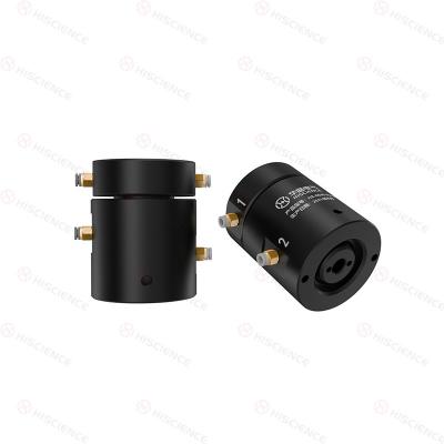 China Low Friction Pneumatic Rotary Joint 2 Circuits M5 Ports 200 RPM Rotary Union for sale