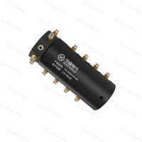 China Black Pneumatic Rotary Joints 16 Circuits M5 Ports Space Saving for sale