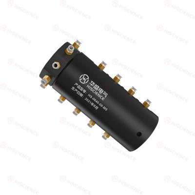China Hydraulic Pneumatic Rotary Joint 24 Circuits M5 Ports 200RPM ISO Approved for sale