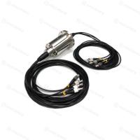 China 2-4 Circuit Single Mode Fiber Optic Slip Ring 780-1650nm IP65 Stainless Steel for sale
