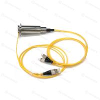 China Fiber Optic Slip Ring 2-7 Circuits IP60 Stainless Steel 300rpm for sale