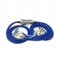 China 2 - 37 Circuits Optical Signal Slip Ring Small IP68 Optical Slipring for sale