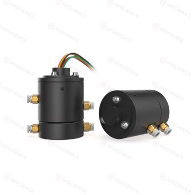 China 6 Passage Gas Electric Slip Ring 8 Circuits 10A 16 Circuits Signal 2 Circuits Shielding for sale