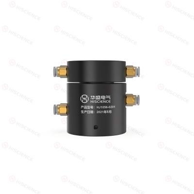 China 2 Circuits Pneumatic Rotary Union G1/8 Port 200 RPM Hydraulic Rotary Joint for sale