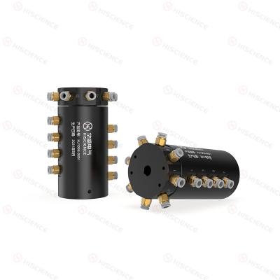 China 1 Passage Gas Electric Hybrid Slip Ring 8 Circuits 40A for Industrial Machinery for sale