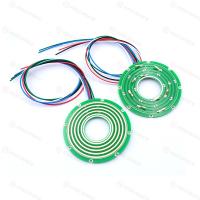 China 2 Circuit Signal Pancake Slip Ring 92mm OD Compact Space Saving Design for sale