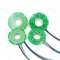 China 2 Circuit Signal Pancake Slip Ring 92mm OD Compact Space Saving Design for sale