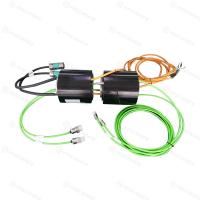 China Industrial Ethernet Slip Ring 6 Circuits 10A 100M Network Signal 30mm ID for sale