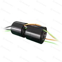 China Industrial Ethernet Slip Ring 4 Circuits 10A 2 Groups 100M Network Gas Passage for sale