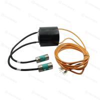 China Industrial Ethernet Slip Ring 4 Circuits 10A 2 Groups 100M Network Gas Passage for sale