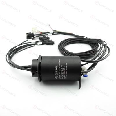 China Hybrid Pneumatic Electric Slip Ring 8 Circuits 20A 1 Passage -20℃ to +80℃ for Automation for sale