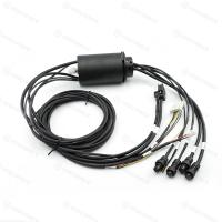 China Hybrid Pneumatic Electric Slip Ring 8 Circuits 20A 1 Passage -20℃ to +80℃ for Automation for sale