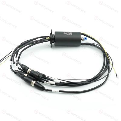 China Customizable IP51 8 Circuits 10A Slip Ring 240VAC for Industrial Equipment Textile Machinery Solar Trackers for sale