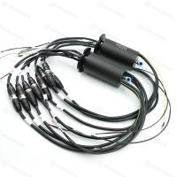 China 360 Degree Rotary Joint Slip Ring 8 Circuits 10A 19 Signals 1 Passage -40C to 80C 200 RPM for sale
