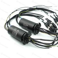China Customizable Through Bore Slip Ring 8 Circuits 10A 21 Signals 300rpm Rotary Union for Radar Systems Industrial Mixers for sale