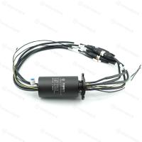 China Rotary Joint Slip Ring 8 Circuits 10A 21 Signals 1 Shield 300RPM IP51 for Automated Warehousing for sale