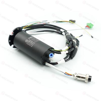 China Hiscience Electro-Pneumatic Slip Ring 8 Circuits 10A 27 Signals 360 Degree Rotary Joint -20~80°C for sale