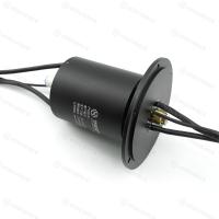 China 0-250RPM Customizable Slip Ring 4 Circuits 10A 13 Signals Pneumatic Rotary Union for sale