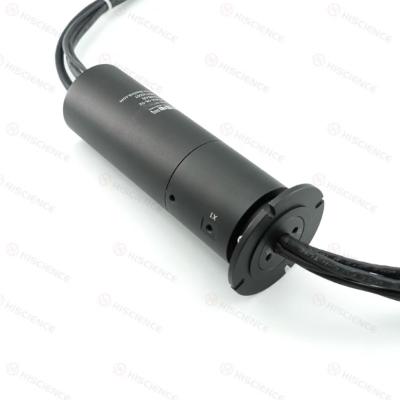 China Hiscience Customizable Rotary Union Slip Ring 4 Circuits 5A 13 Signals 4 Pneumatic Passages 0-300RPM for sale