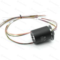 China Through Bore Slip Ring 8 Circuits 10A 16 Signals 2 Shields 250RPM IP51 for sale