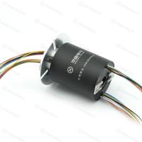 China Custom Through Bore Slip Ring 8 Circuits 5A 18 Signals 2 Shield 0-300RPM for sale