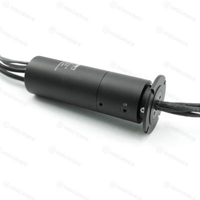 China Rotary Union 34 Circuits Slip Ring 5 Pneumatic Passages 240V 200RPM for Automation Machinery for sale
