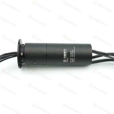 China Hydraulic Rotary Union Slip Ring 34 Circuits 200RPM for Textile Manufacturing Equipment for sale