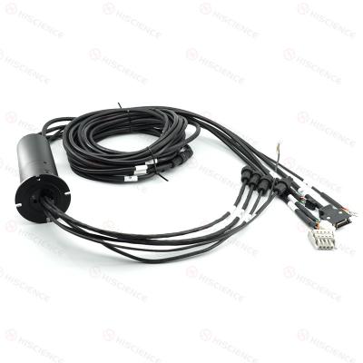China 0-220VAC/VDC Slip Ring 26 Circuits 250RPM Hydraulic Rotary Joint for Food Processing Equipment for sale